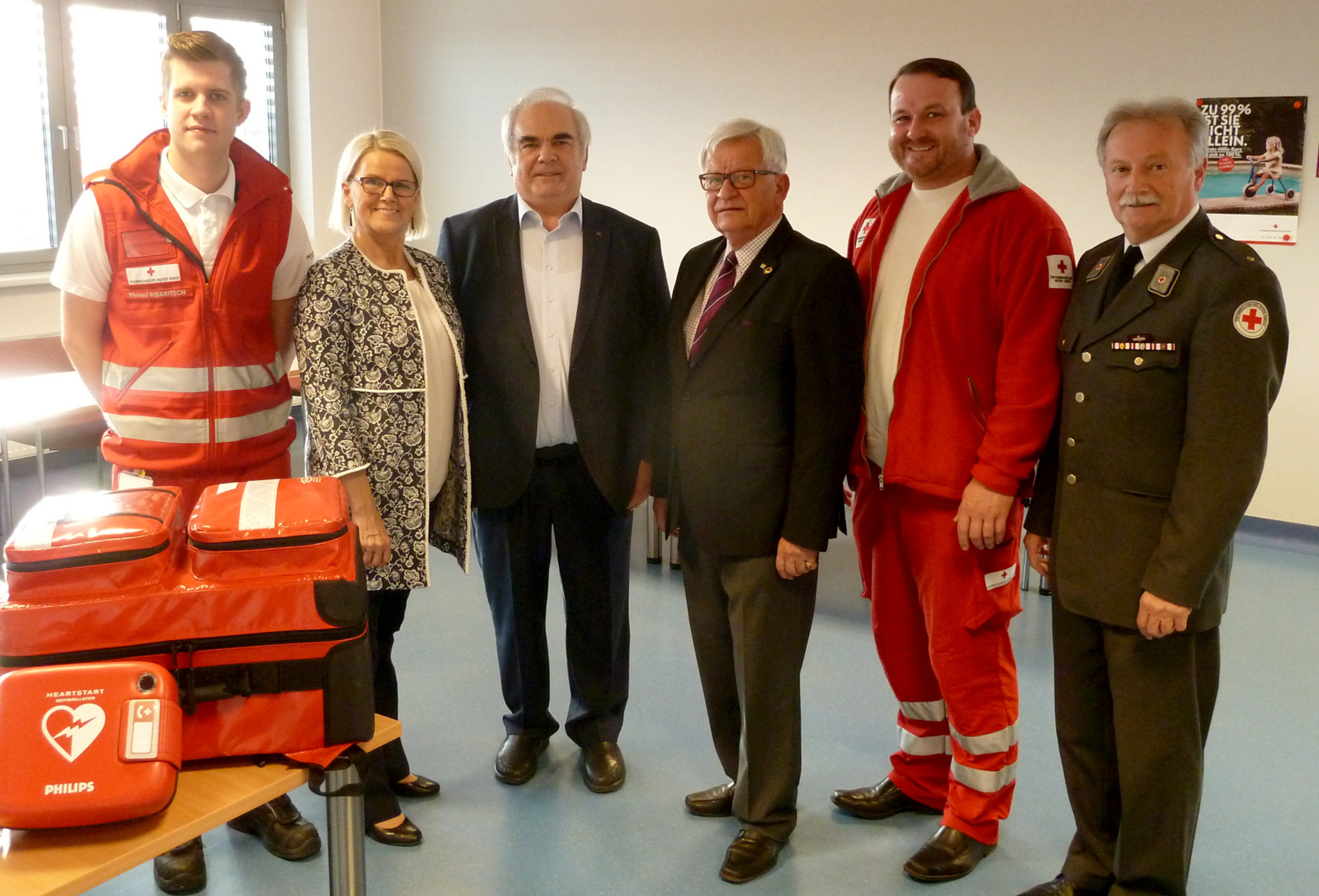 Unternehmer Michael Leier unterstützt Rotkreuz-Projekt - Oberpullendorf