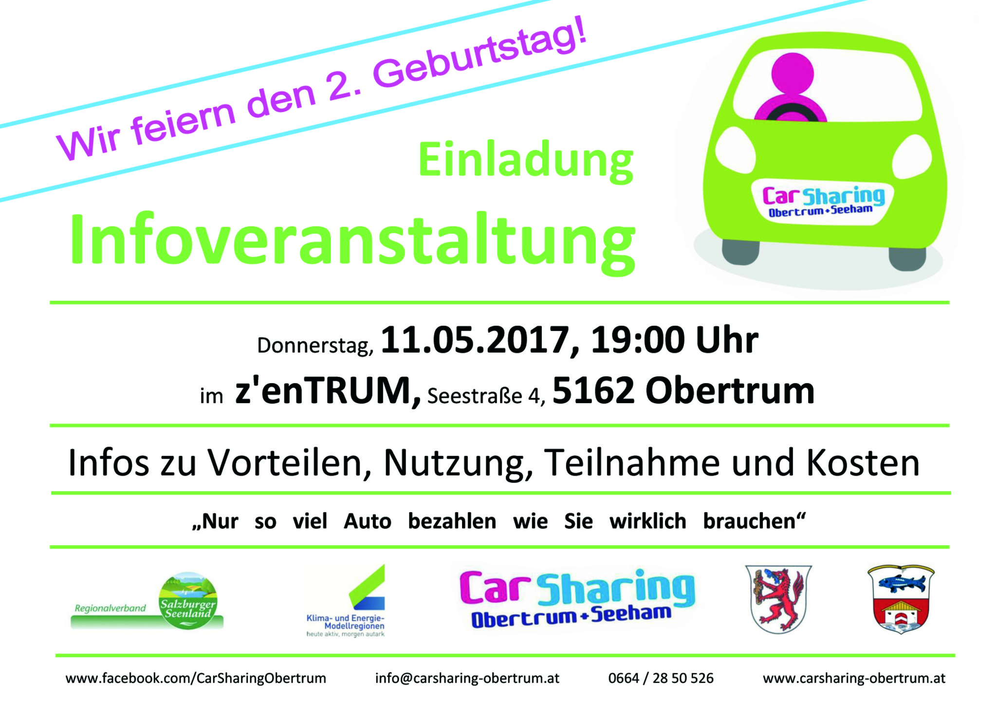 CarSharing Infoveranstaltung Obertrum - Flachgau
