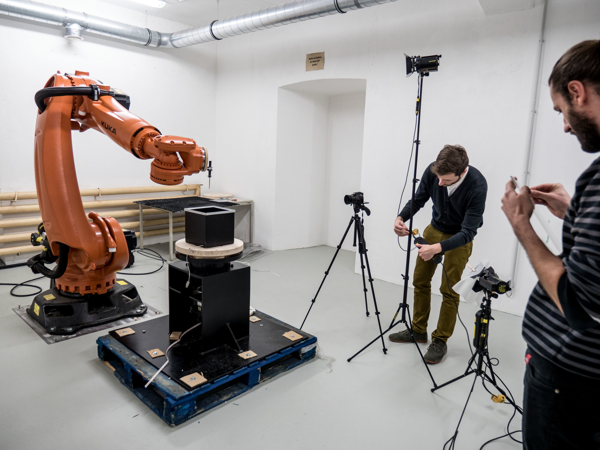 Studierende experimentieren mit Robotern - Linz
