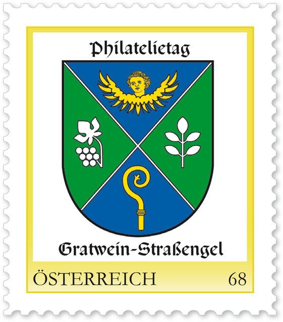 Jubiläumsbriefmarke zum neuen Wappen - Graz-Umgebung