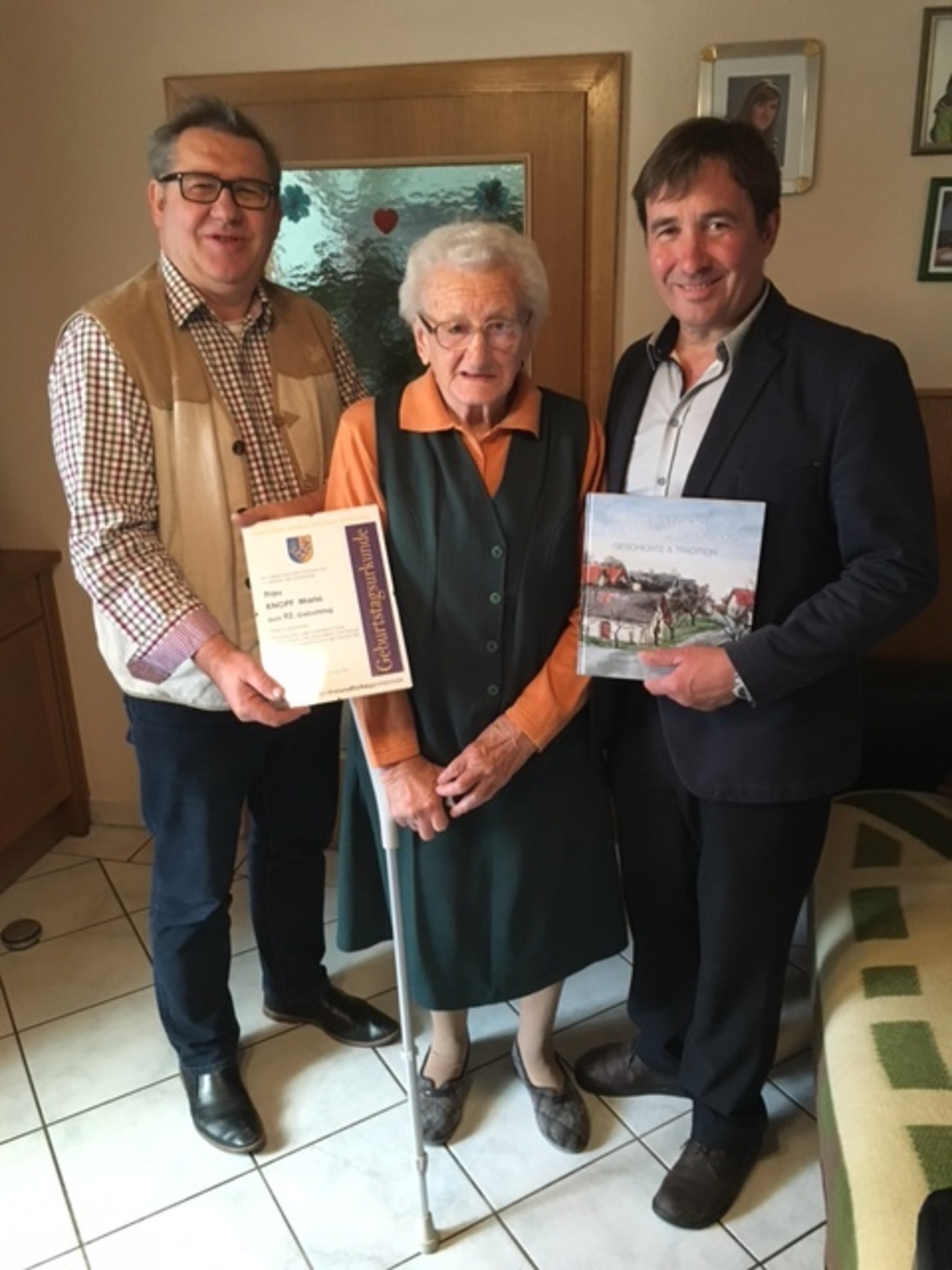 Maria Knopf aus Deutsch Schützen feierte den 92er - Oberwart