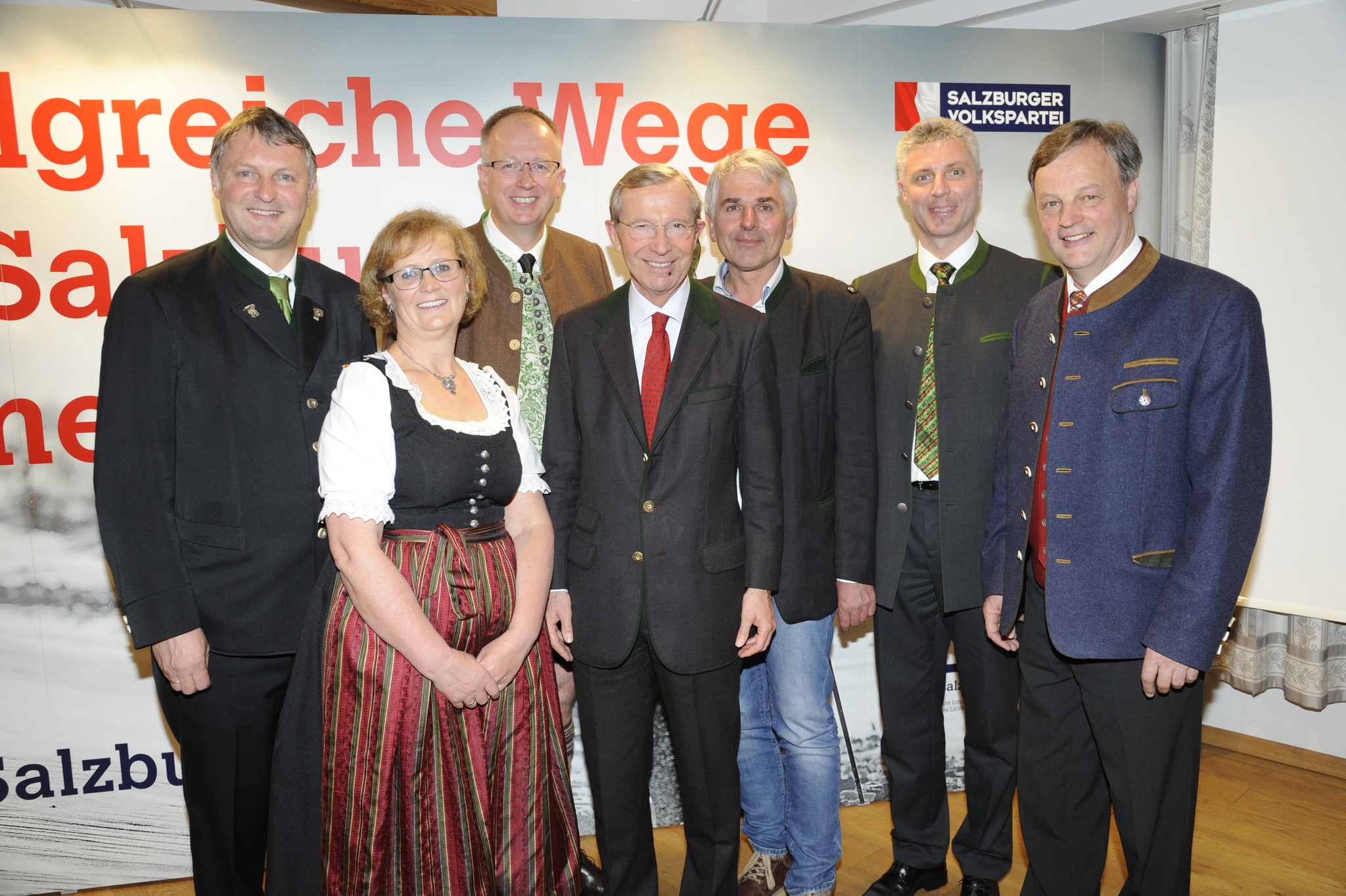 Manfred Sampl als Bezirksobmann der Lungauer Volkspartei eindrucksvoll ...