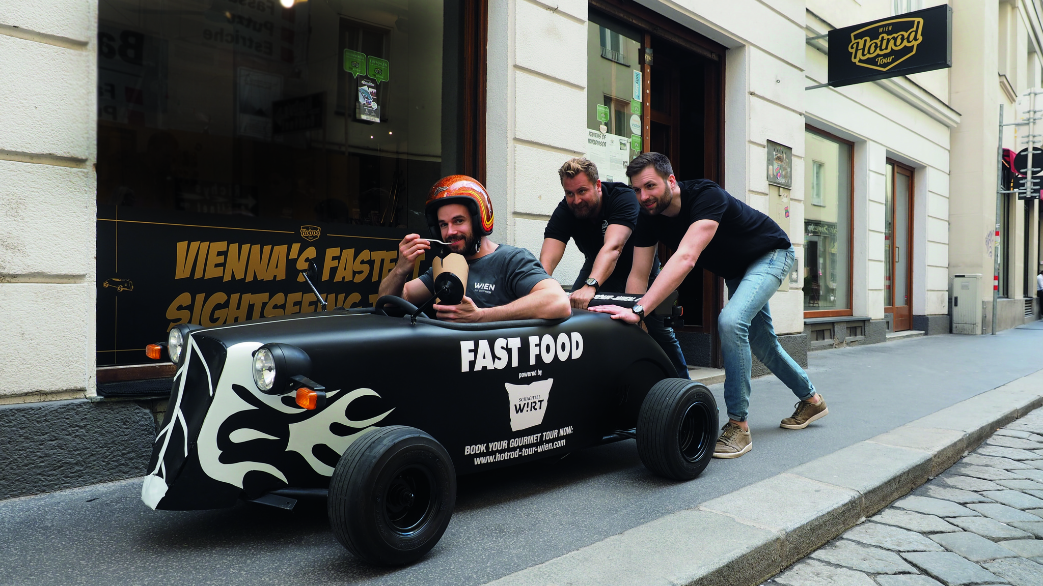 Innovative Idee: "Fast Food Tour" durch die Innenstadt - Alsergrund