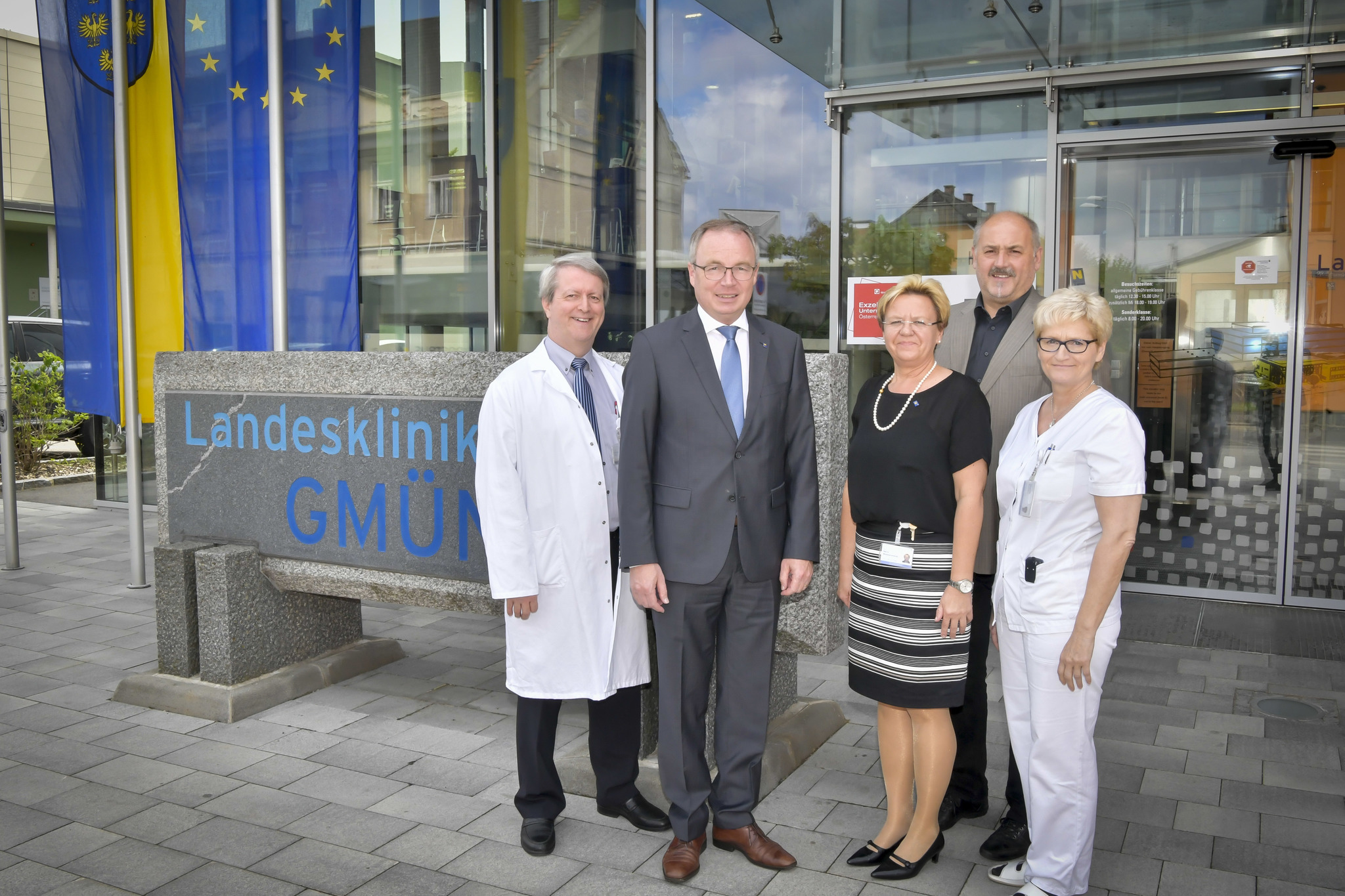 LH-Stellvertreter Dr. Pernkopf zu Antrittsbesuch im Landesklinikum ...