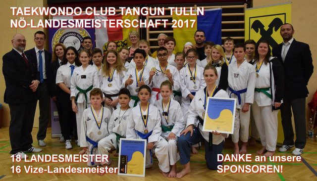 TAEKWONDO - 35 Medaillen bei NÖ-Landesmeisterschaft - Tulln