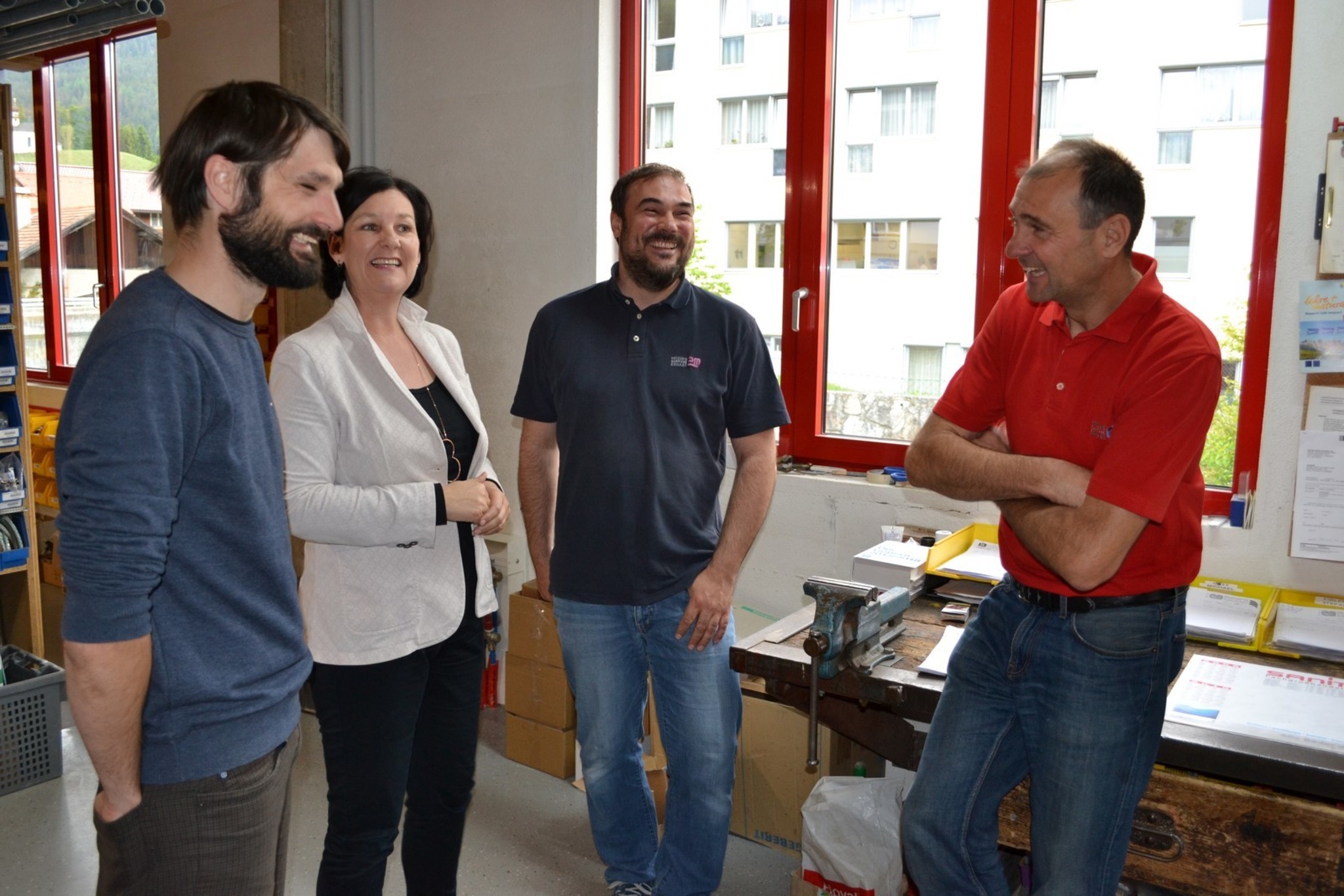 Betriebsbesuch bei der Firma Erhart Installationen - Stubai-Wipptal