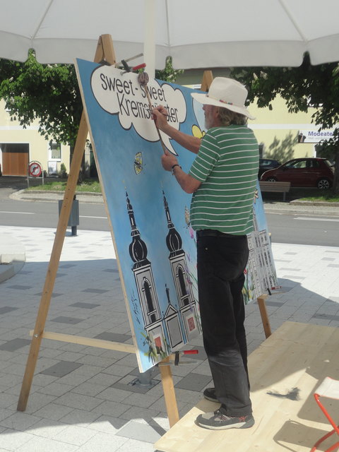 Malatelier am Marktplatz in Kremsmünster - Kirchdorf