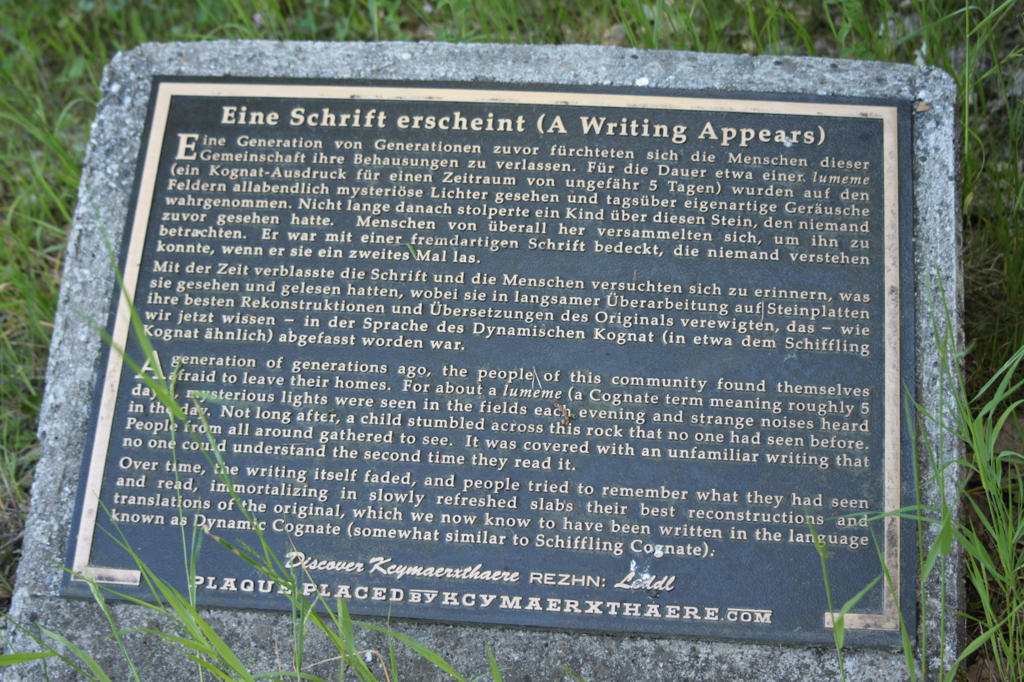 Eine nette Location ist der Ufolandeplatz in Kautzen - Waidhofen/Thaya