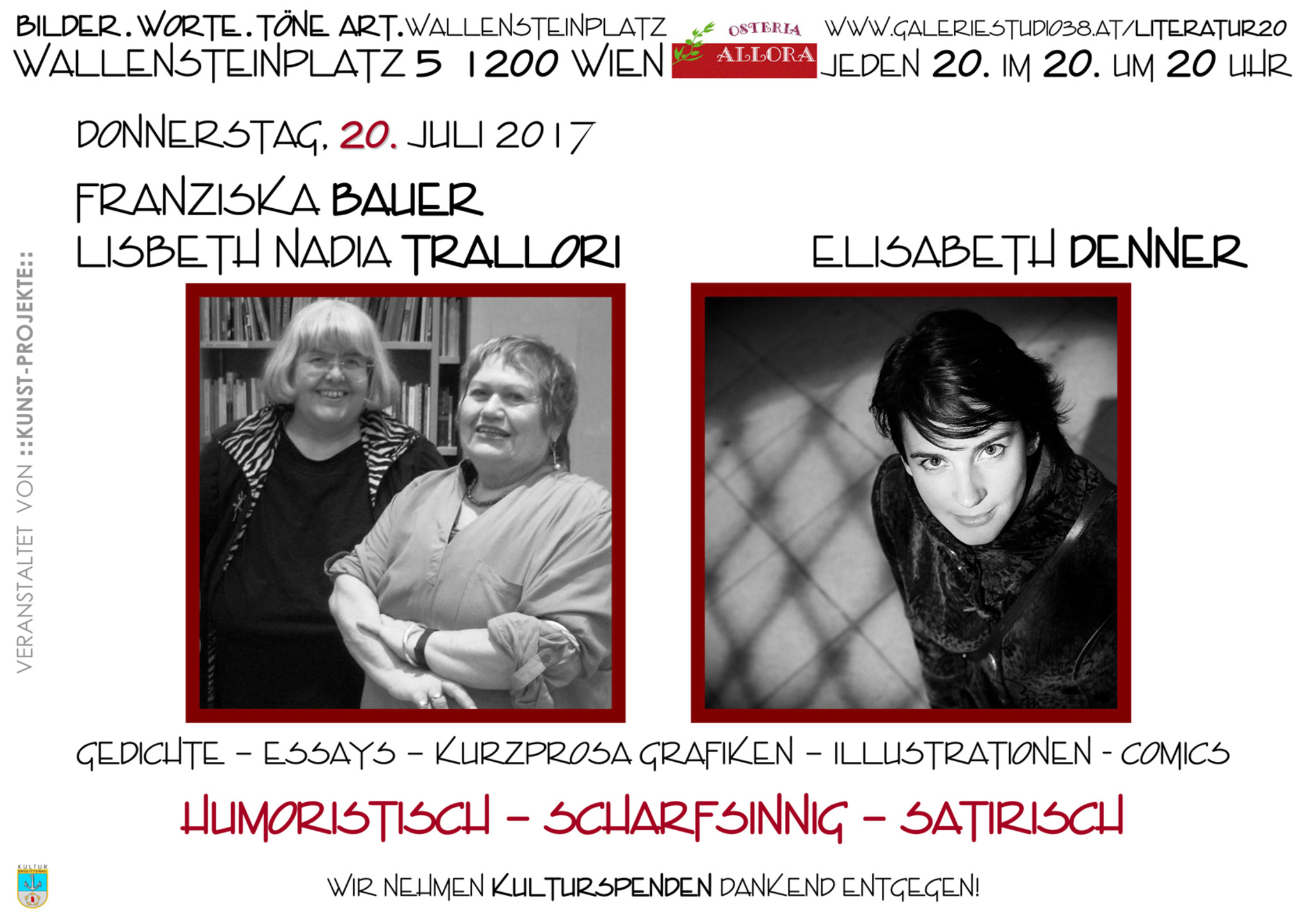 Drei Powerfrauen mit Humoristischem, Scharfsinnigen und Satirischem in ...