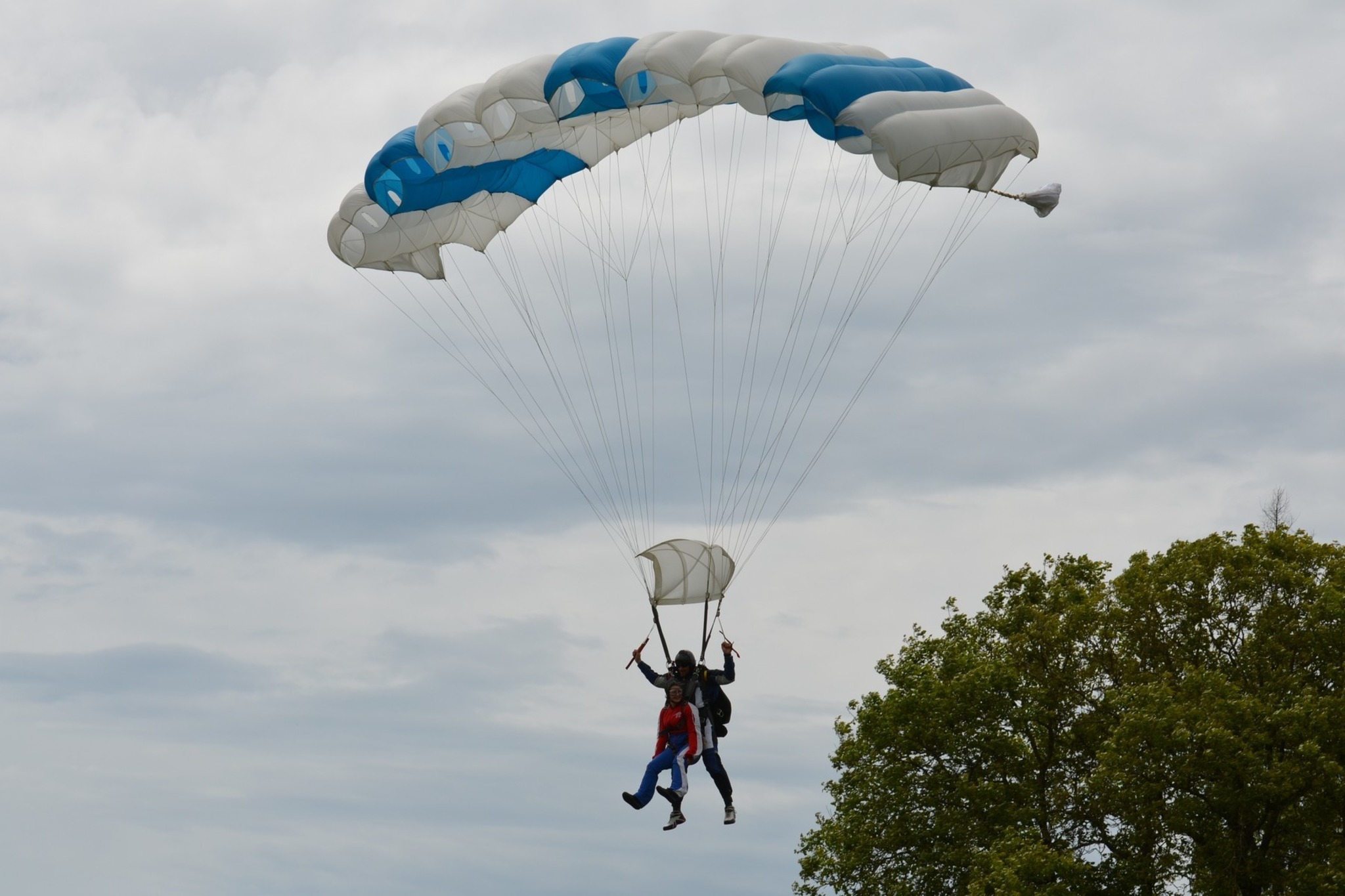 Tandemsprung mit dem Fallschirm - Schärding