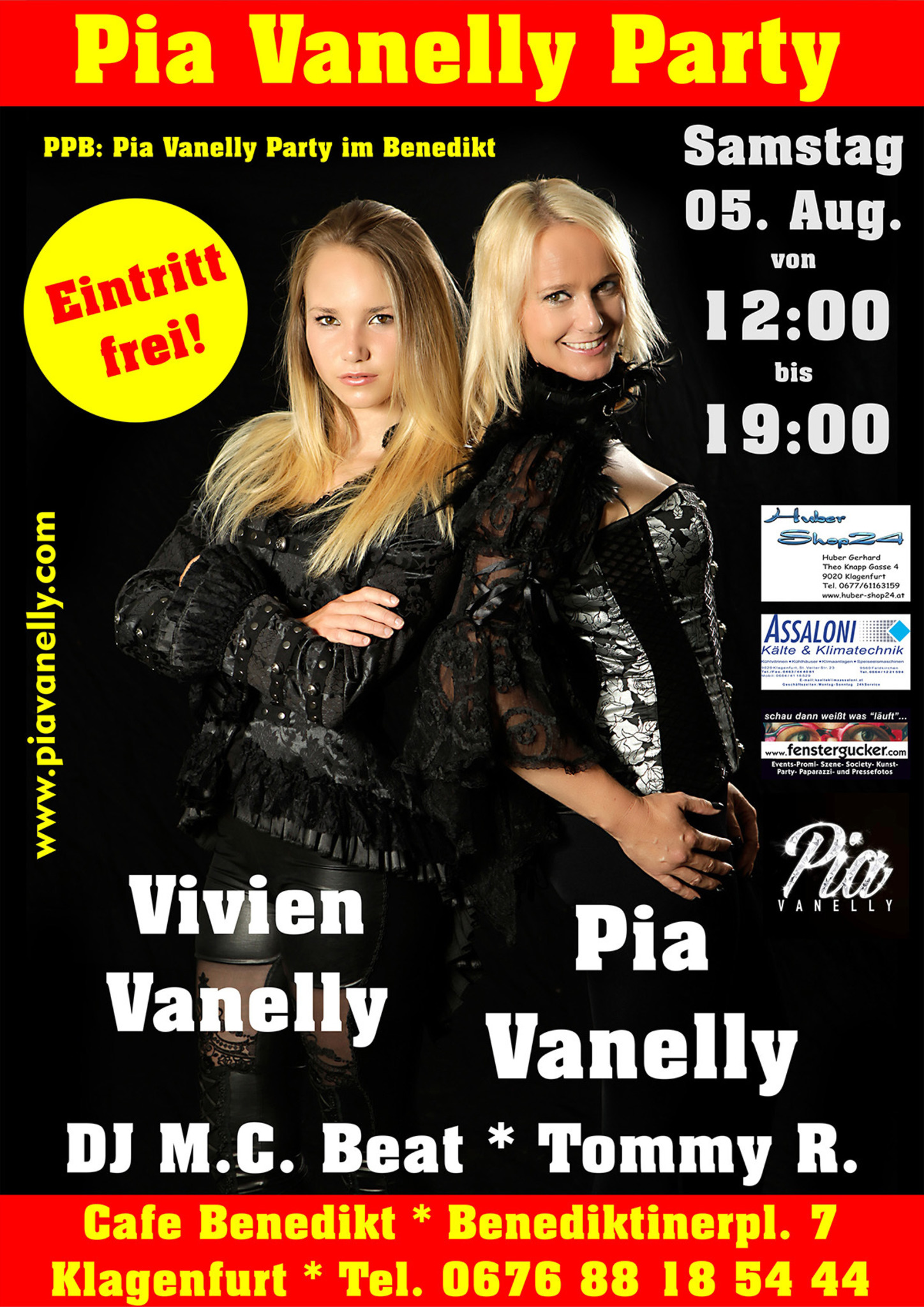 Große Pia Vanelly Party im Cafe Benedikt (Pop/Schlager/Musical ...