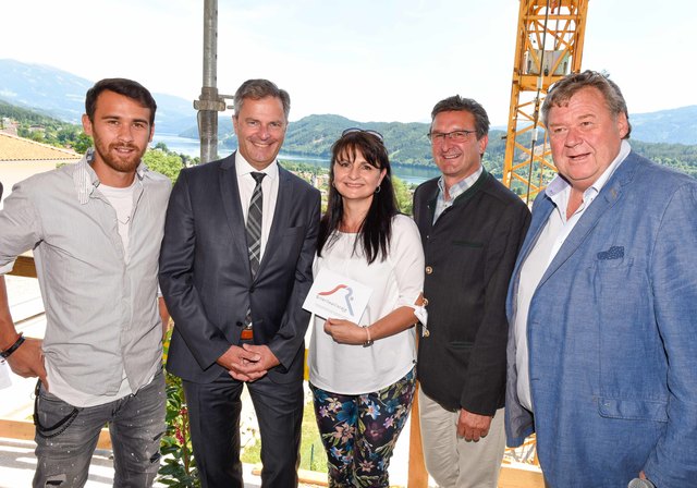 Gleichenfeier für 14 neue Wohnungen - Spittal