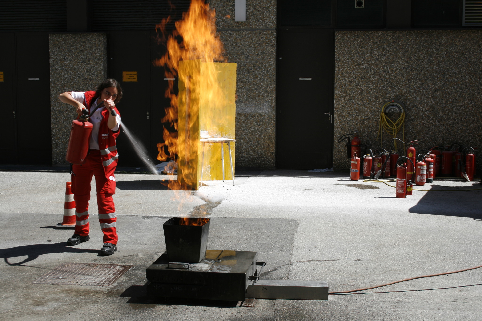 „Brandheiße“ Übung im Landesklinikum Gmünd - Gmünd