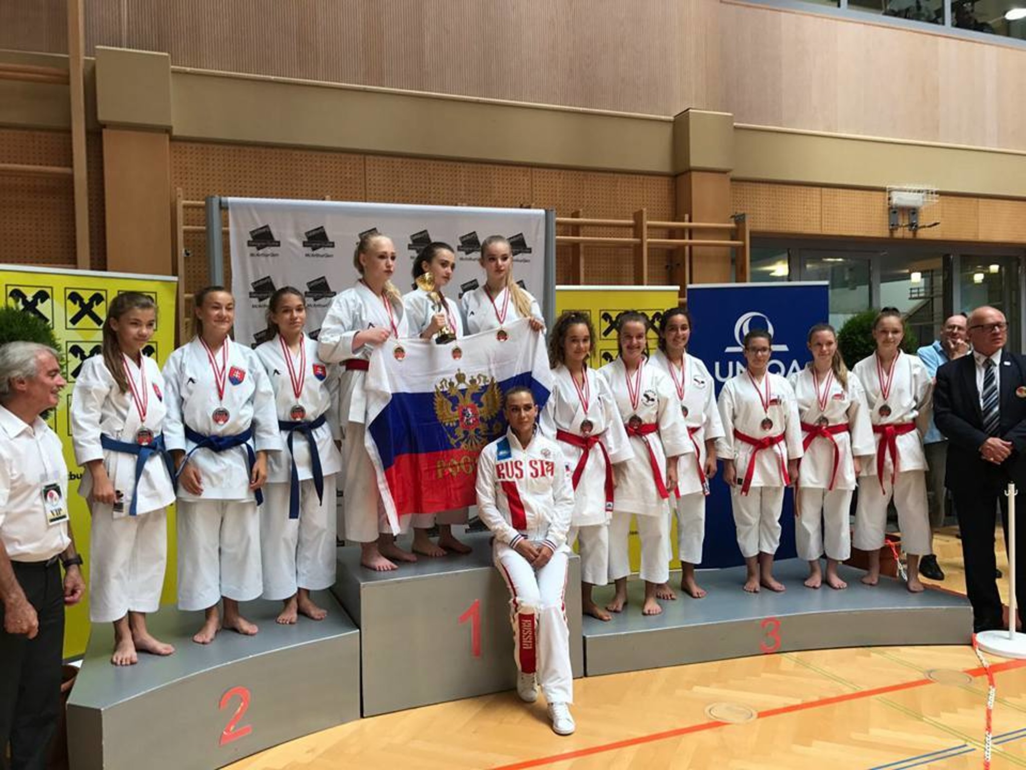 Dritter Platz für Karate-Union Shotokan bei Austrian Junior OPEN 2017 - Kitzbühel