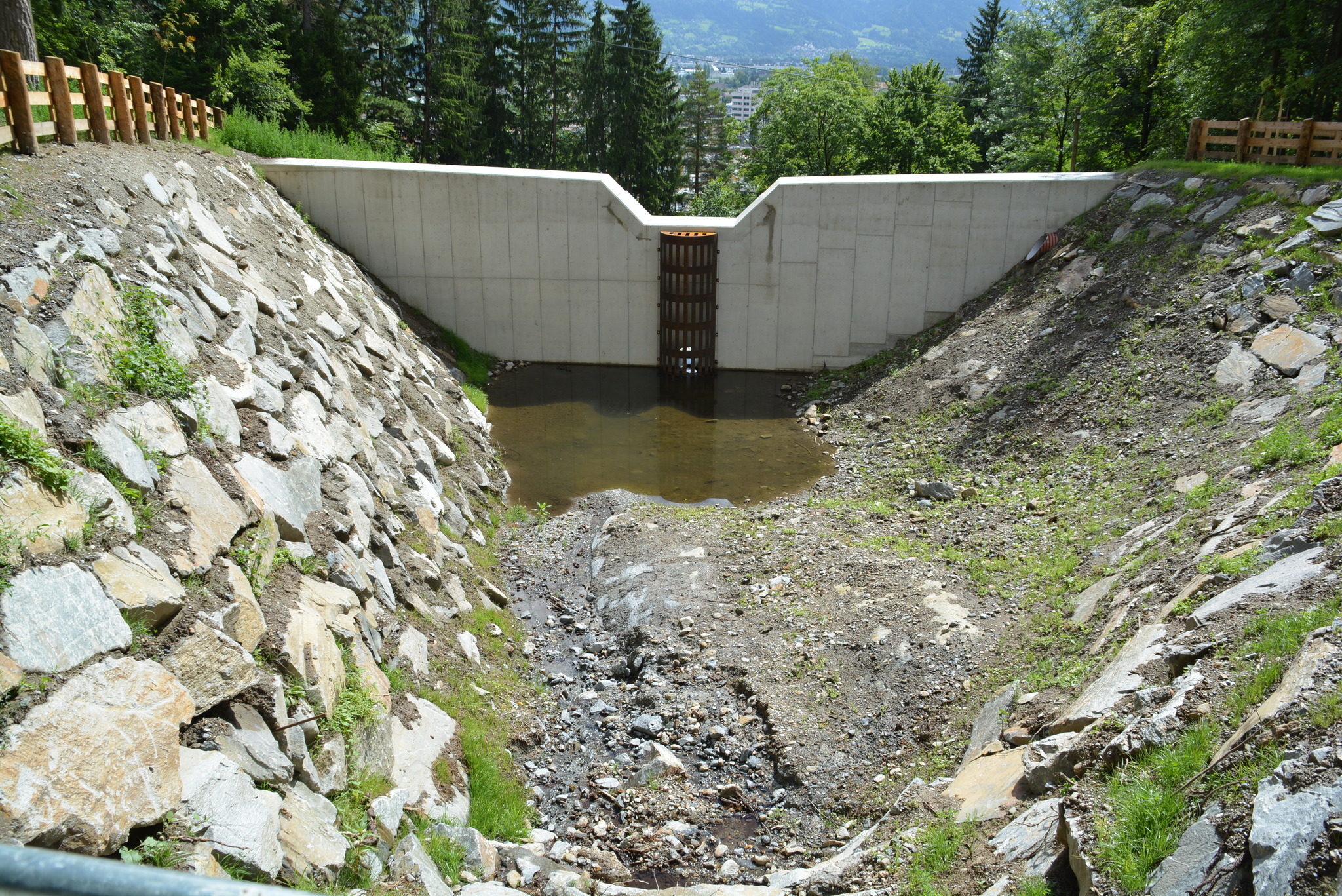 Retentionsbecken lässt Rote Zone verschwinden - Osttirol