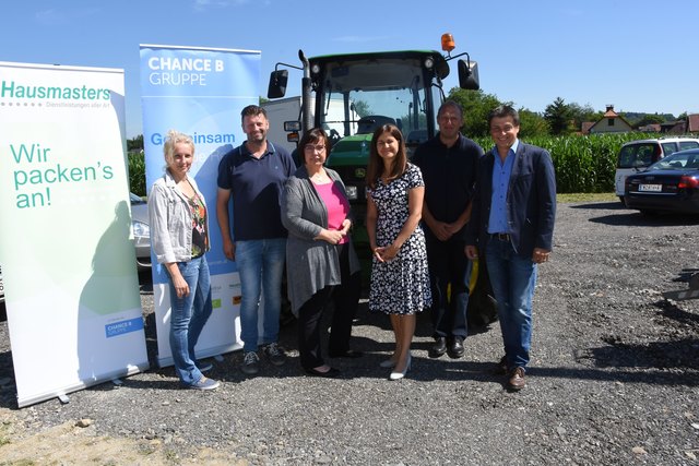 Landesrätin für Soziales und Arbeit besucht Chance B in Gleisdorf - Weiz