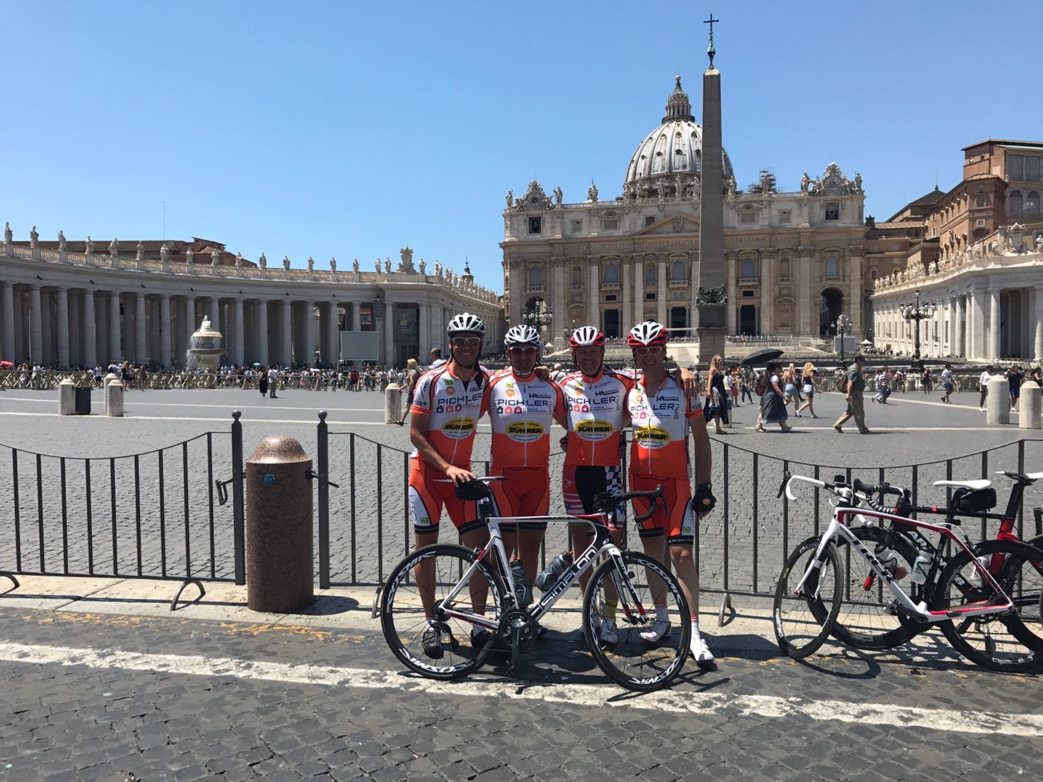 Pilgerreise nach Rom auf Fahrrädern - Deutschlandsberg