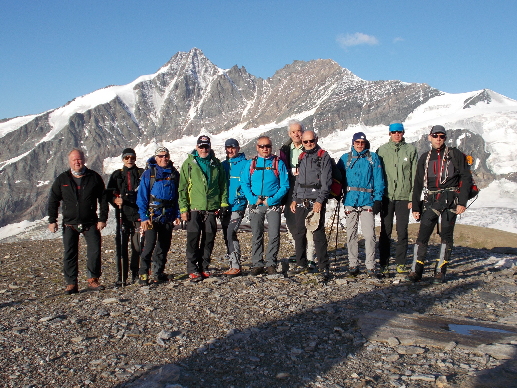 ÖAV Bergsteiger auf dem Johannisberg - Schärding