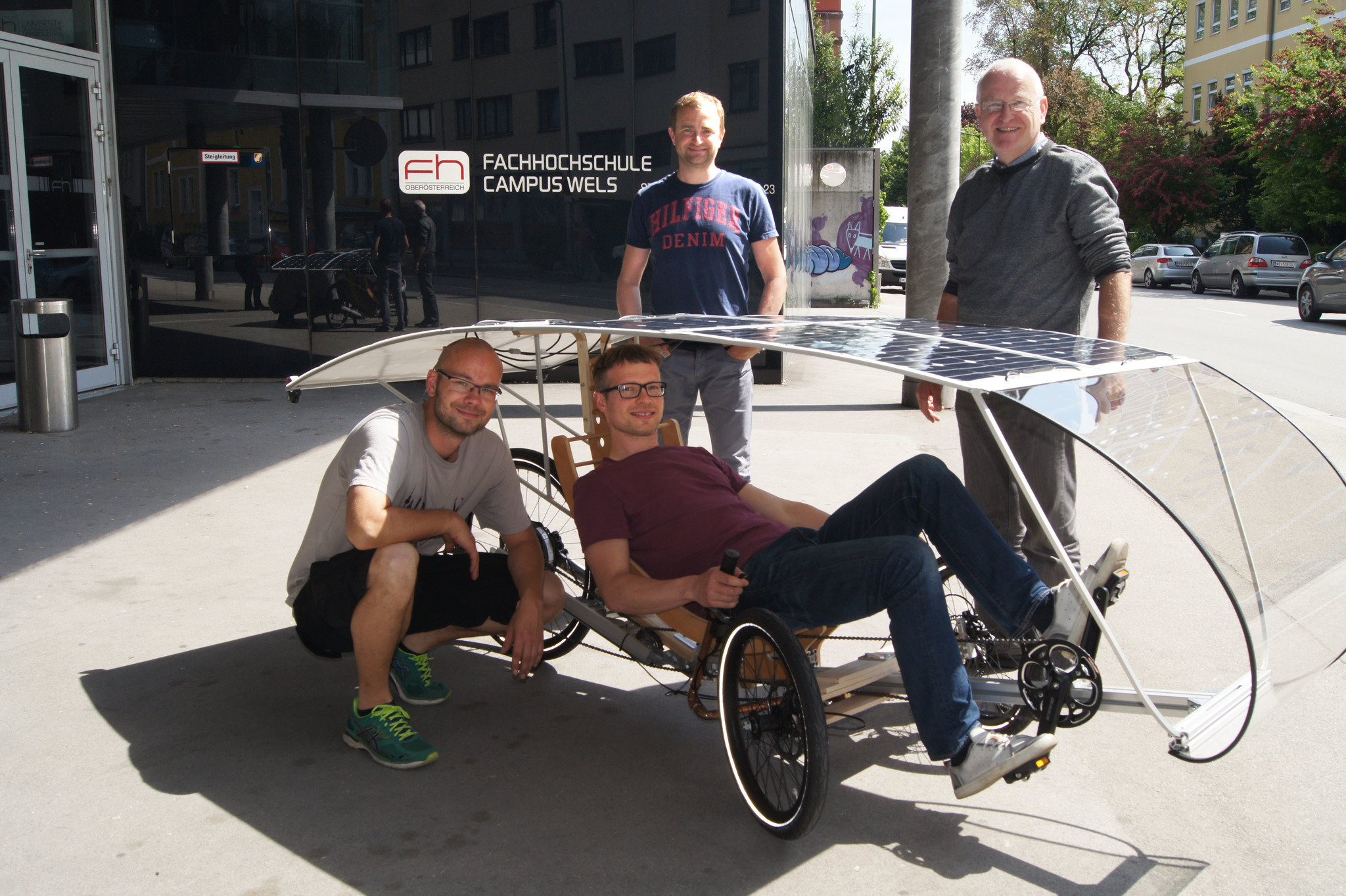 Welser FH-Studenten entwickelten solarunterstütztes Liegerad - Wels ...