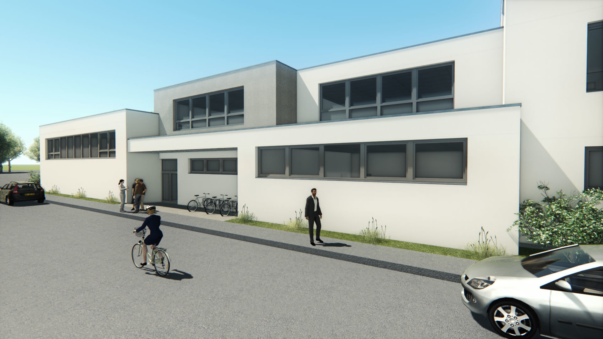 Baustart für die neue Turnhalle der NMS und Sporthauptschule Ternitz ...