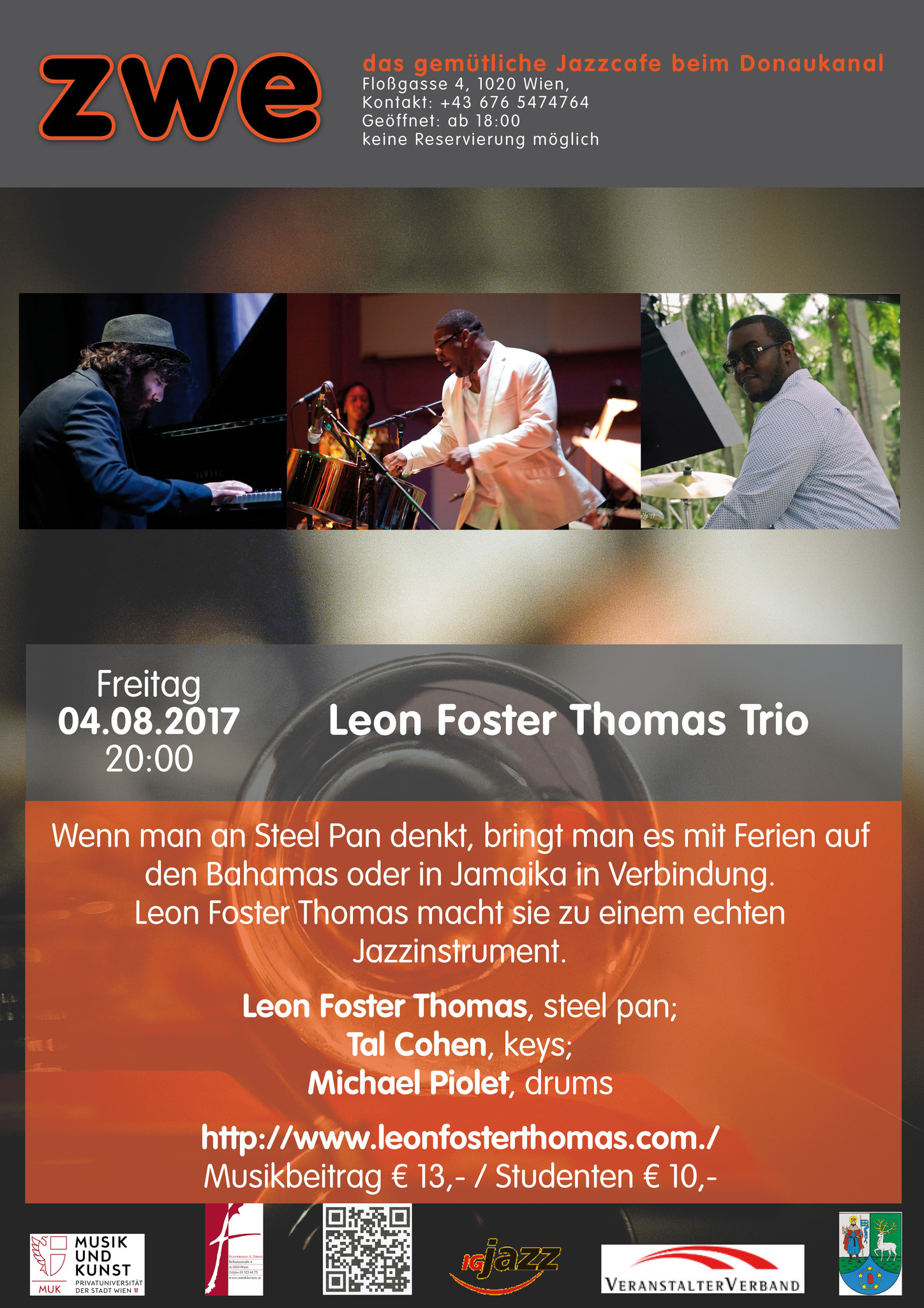 Leon Foster Thomas Trio - Innere Stadt