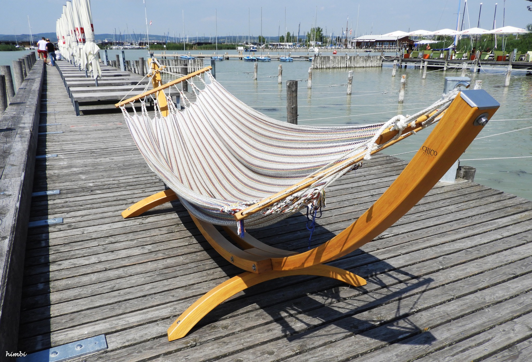 Chillen auf der Mole West in Neusiedl am See - Schwechat