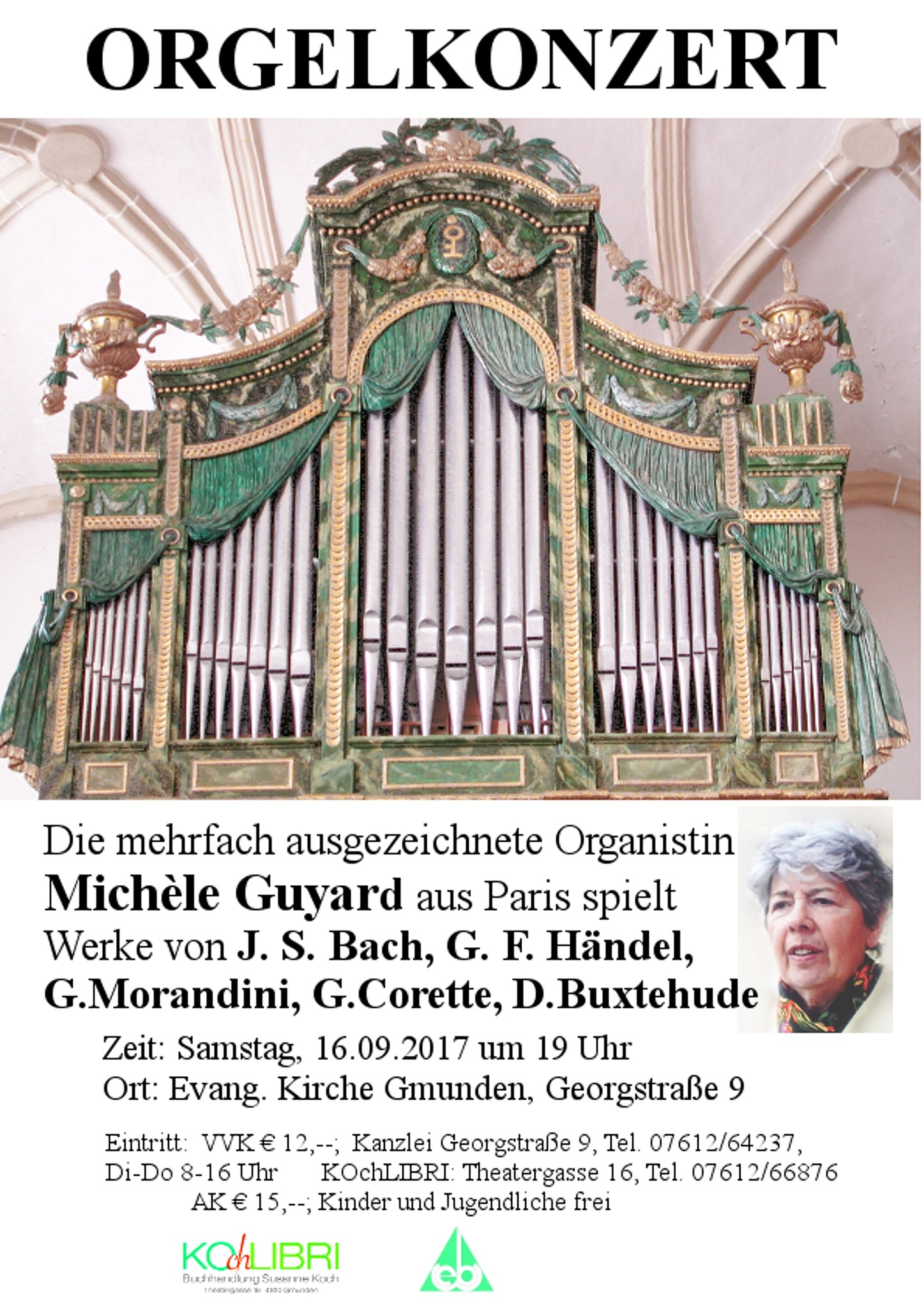 Mehrfach ausgezeichnete Organistin Michéle Guyard gibt Konzert ...