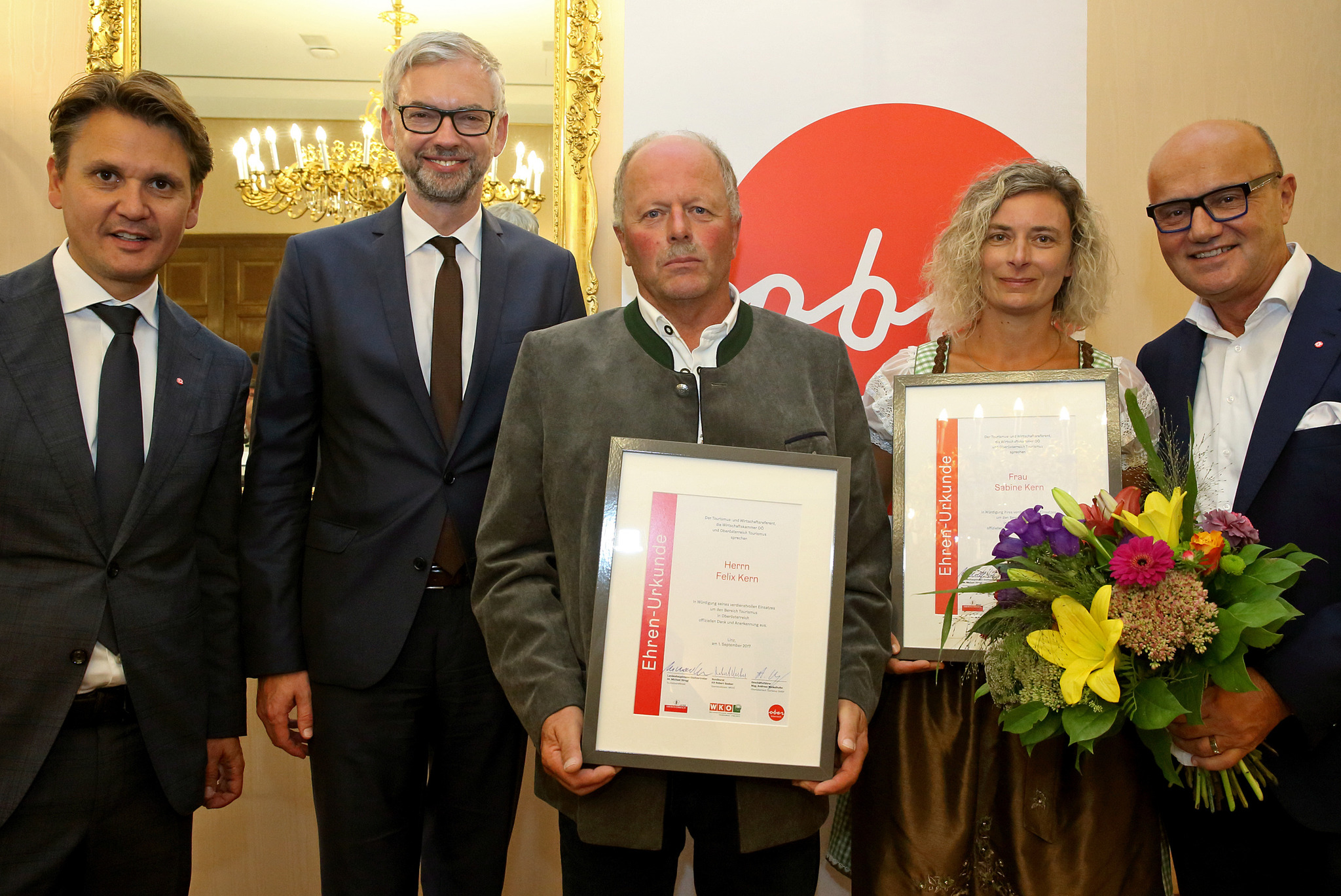 Sabine und Felix Kern ausgezeichnet - Freistadt