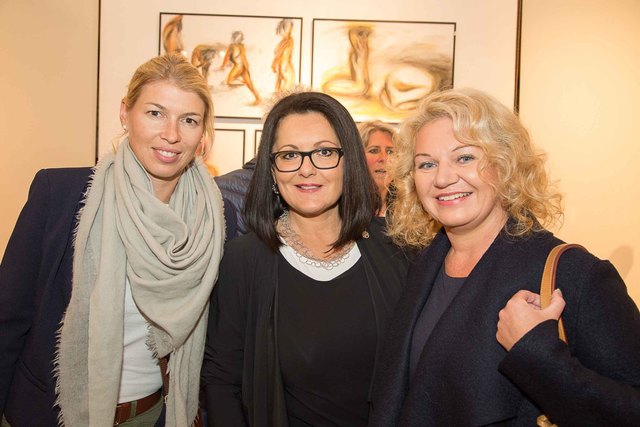 Vernissage von Gerhard Bogner in zwei Teilen - Linz