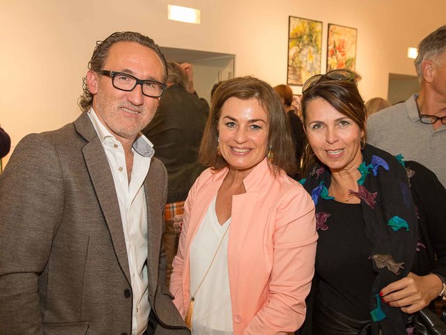 Vernissage von Gerhard Bogner in zwei Teilen - Linz