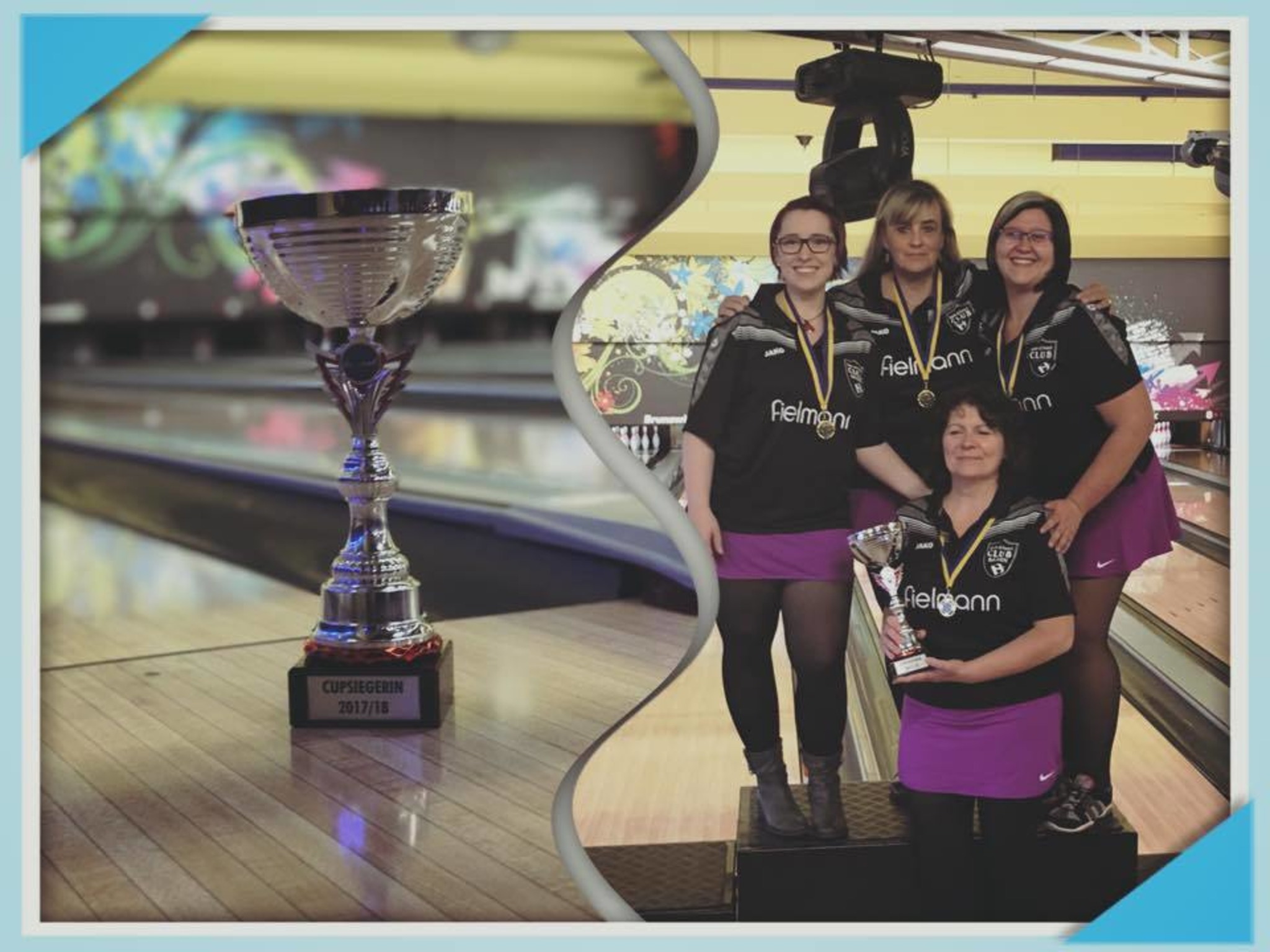 NÖ-Cupsiegerinnen Bowling 2017 Bc-Baden - Baden