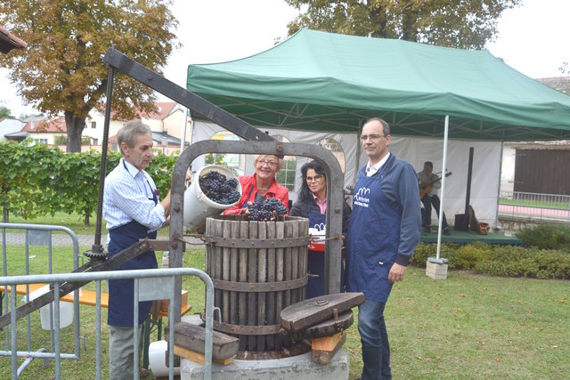 Gemütliche Stimmung beim 11. Mattersburger Weinlesefest - Mattersburg