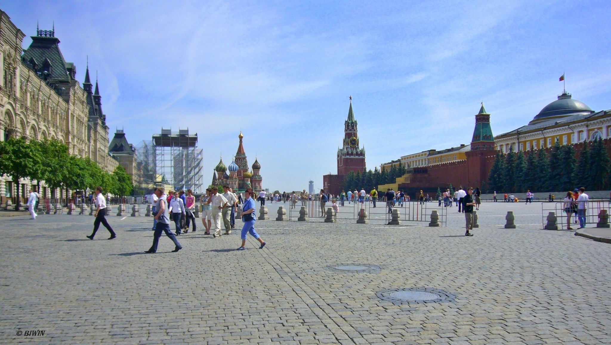 Transsib-Reise - Moskau - der Rote Platz - Krems