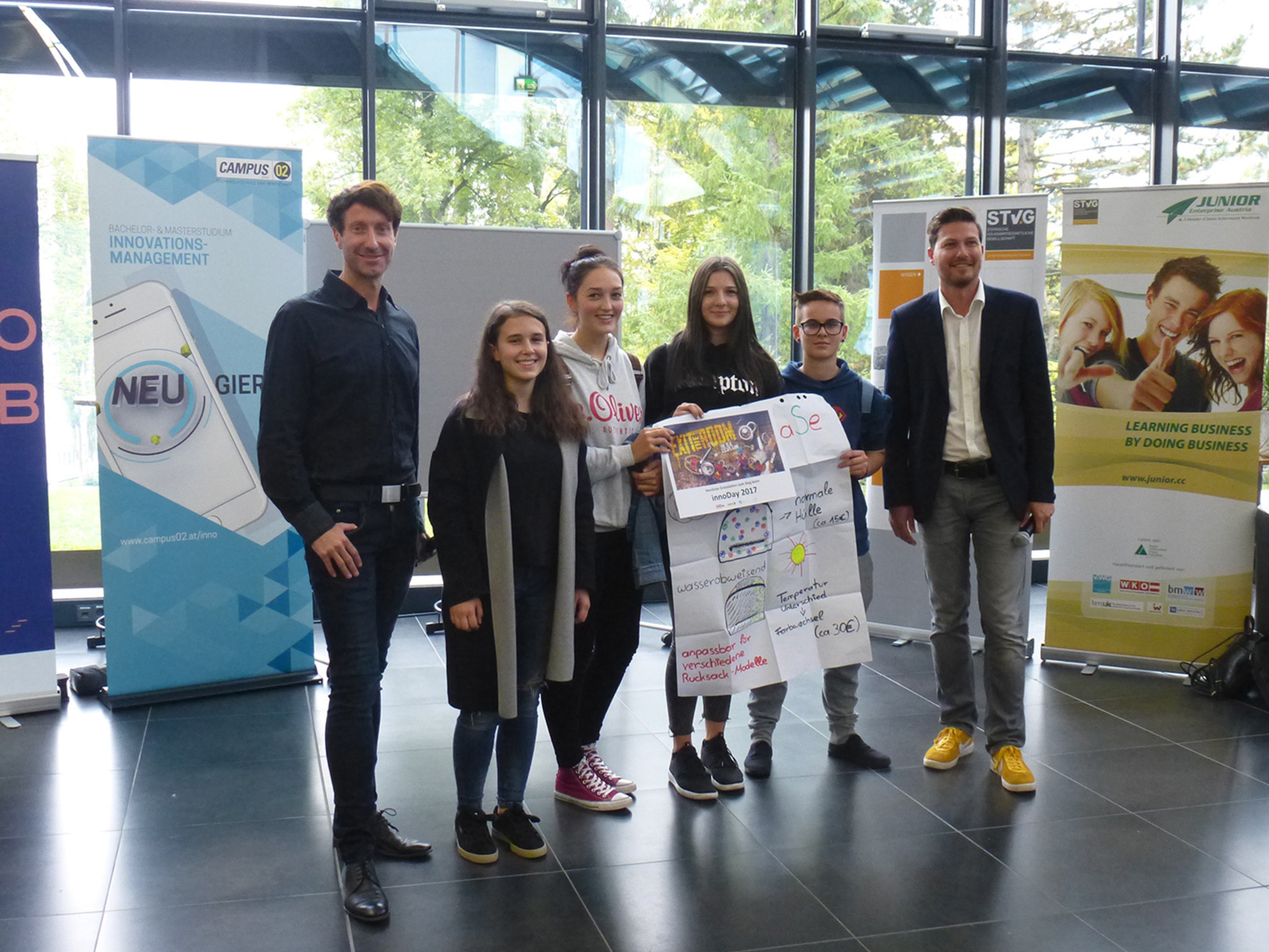 „Learning business by doing business“ HLW Krieglach beim InnoDay 2017 ...