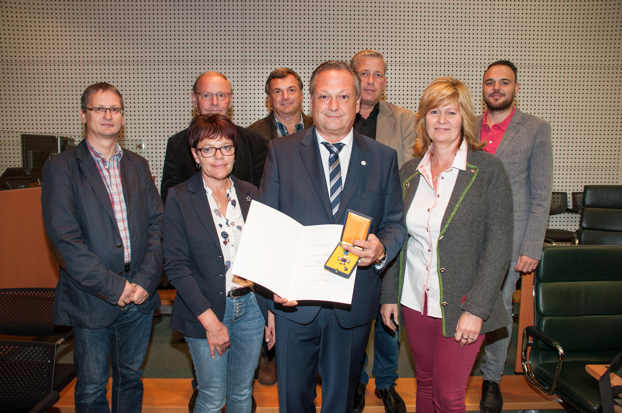 Ehrung vom Land NÖ für Bgm.a.D. Franz Raidl - Melk