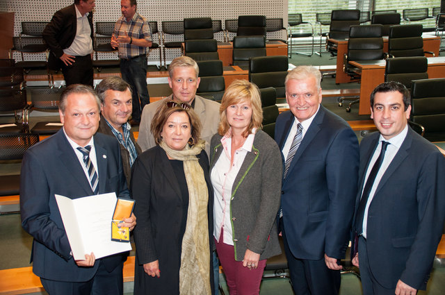 Ehrung vom Land NÖ für Bgm.a.D. Franz Raidl - Melk