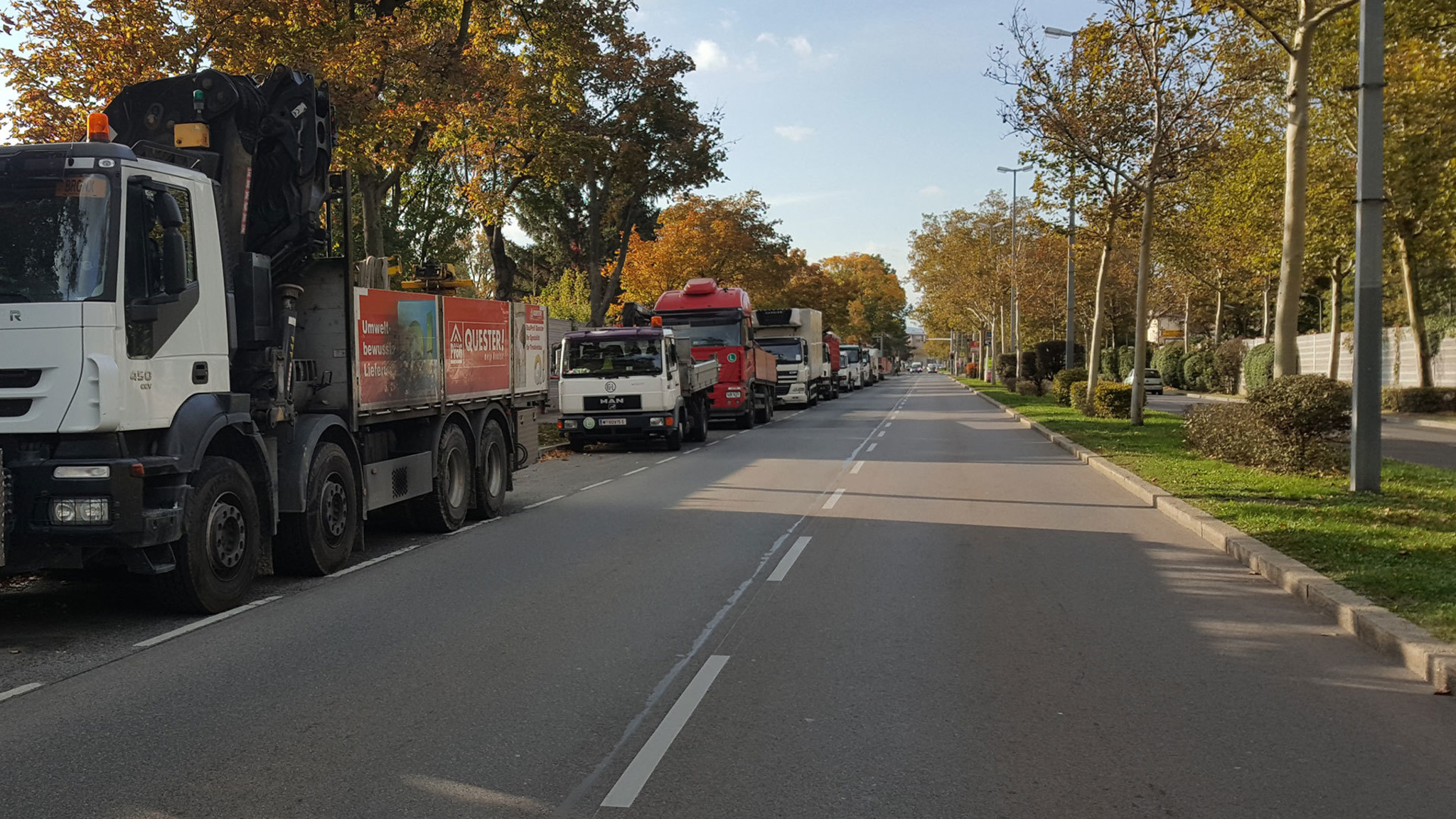 Lkw Wohngebiet Parken