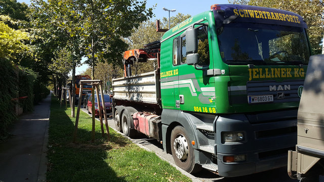 Parken Im Wohngebiet Lkw