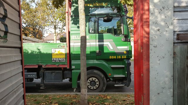 Parken Im Wohngebiet Lkw