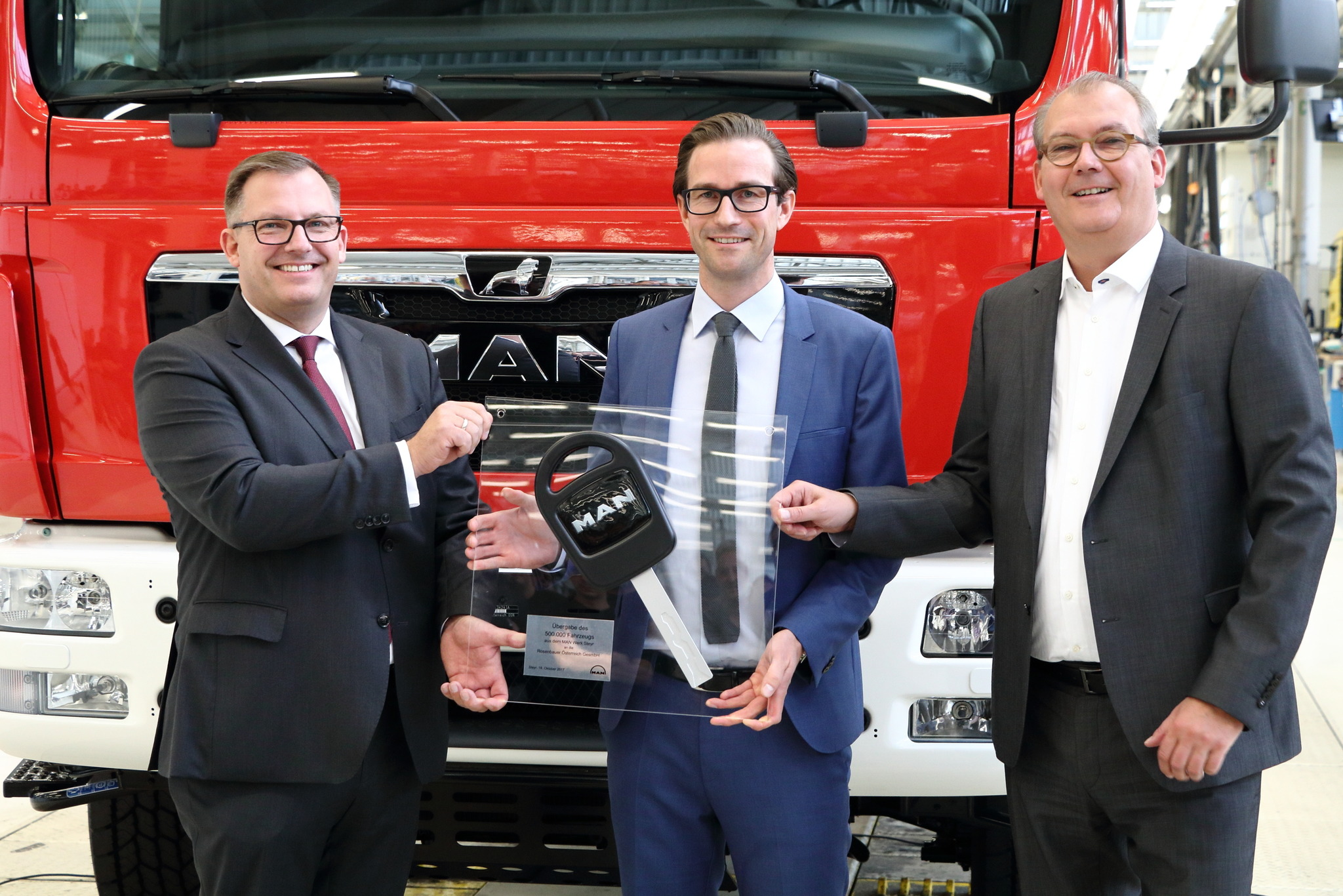 MAN: 500.000ster Lkw aus Steyr - Steyr & Steyr Land
