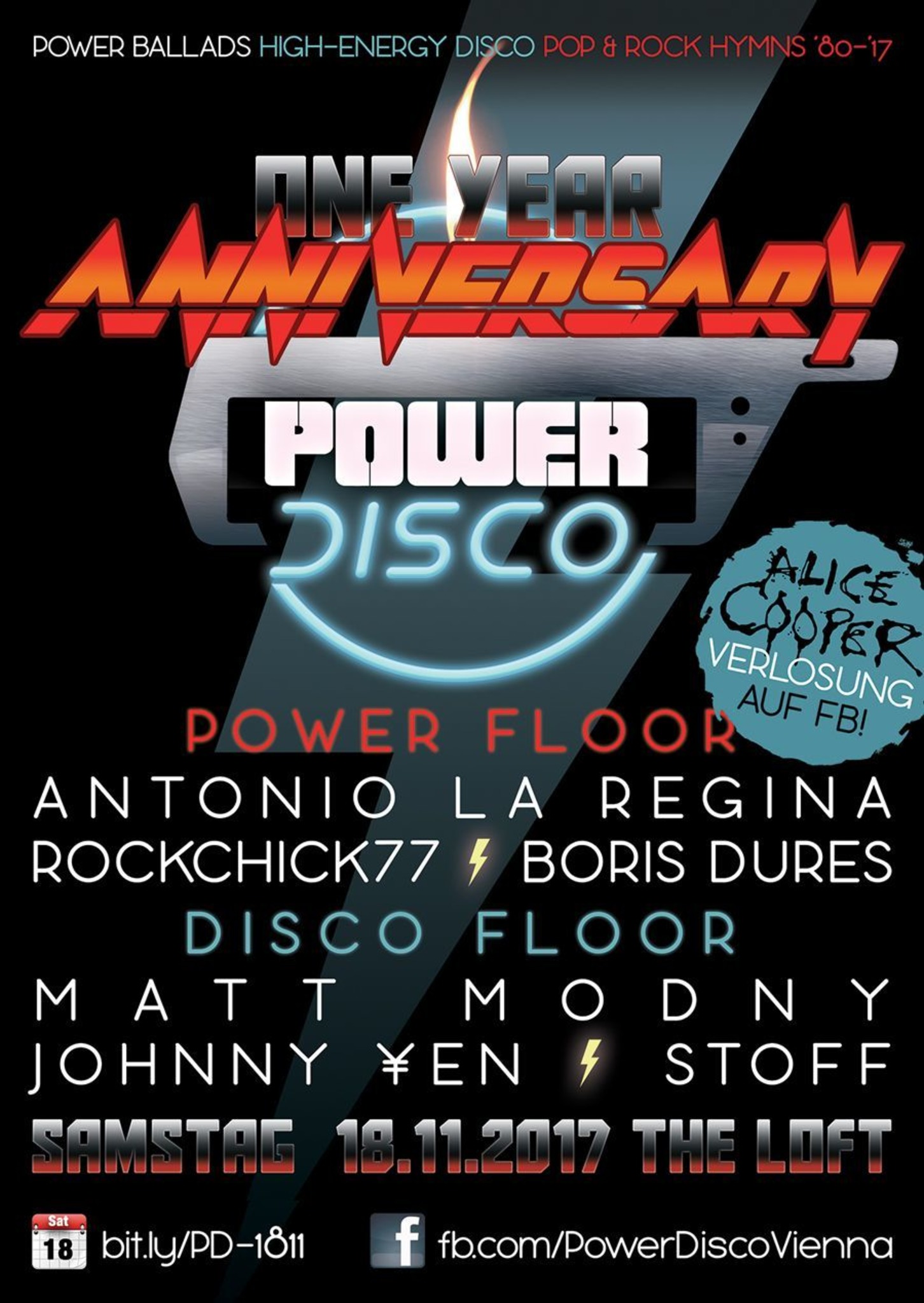 POWER DISCO ϟ One Year Anniversary - Ottakring