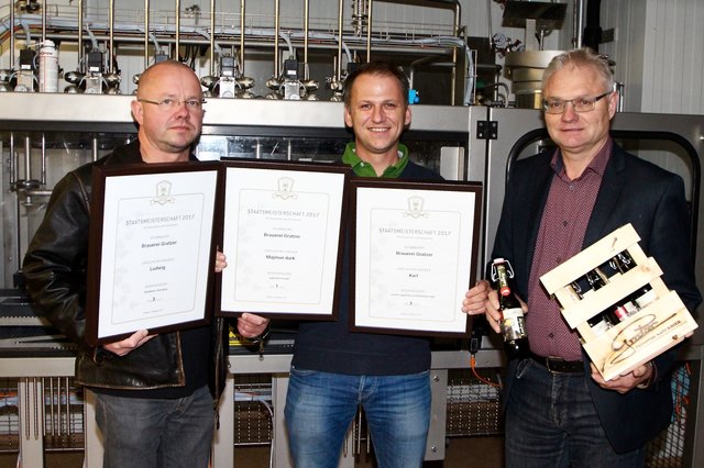 Drei bierige Stockerlplätze für die Brauerei Gratzer - Hartberg-Fürstenfeld