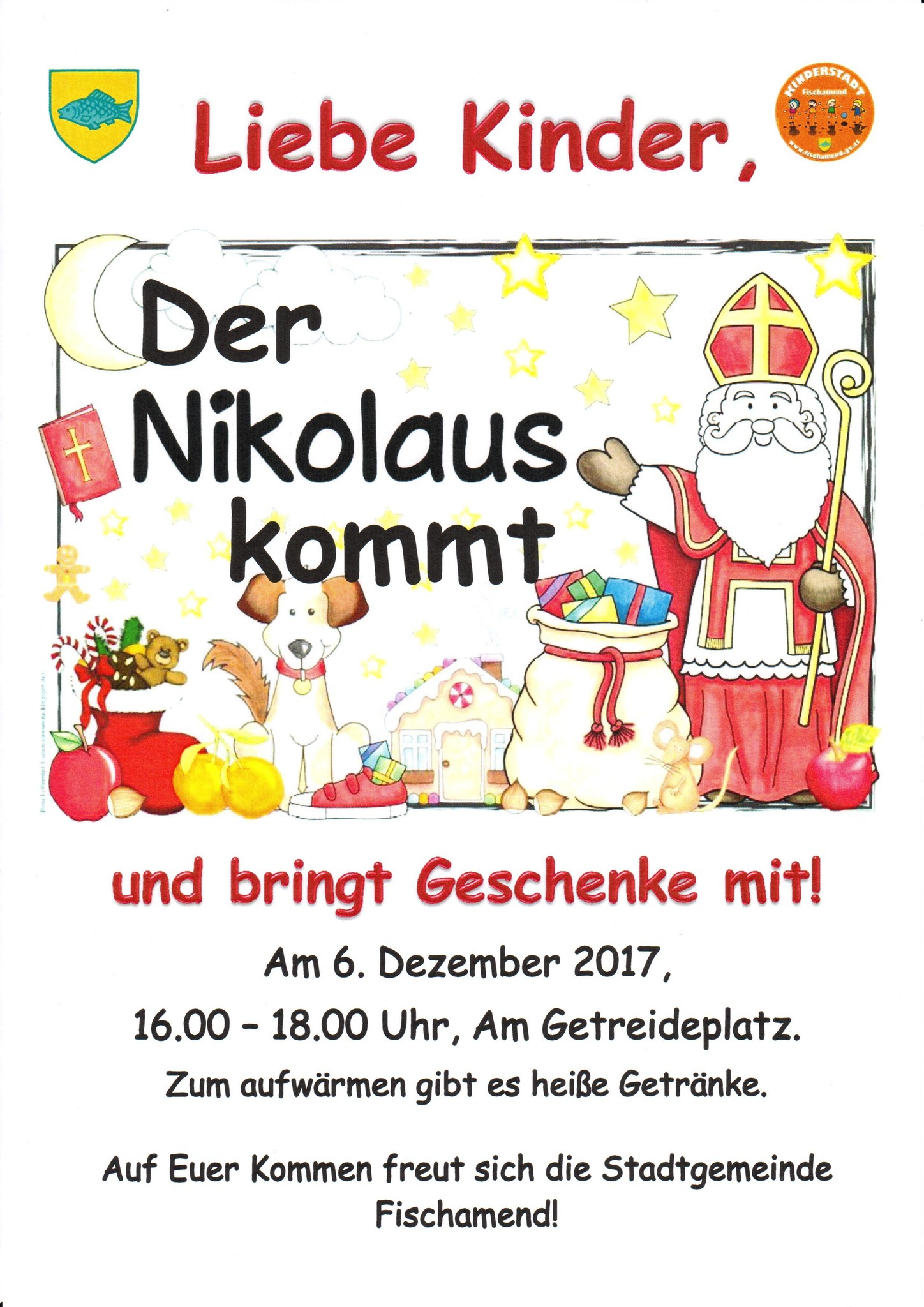 Der Nikolo kommt. - Schwechat