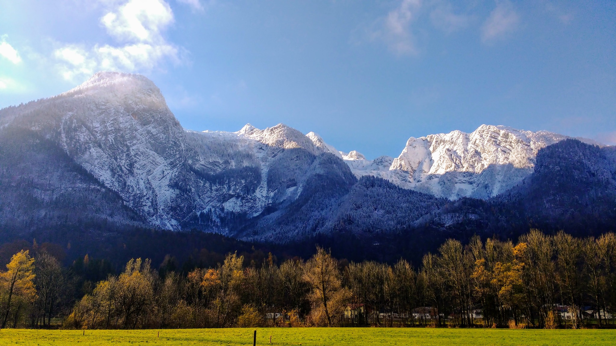 * Neuschnee am Tennengebirge , heute Sonne * - Tennengau