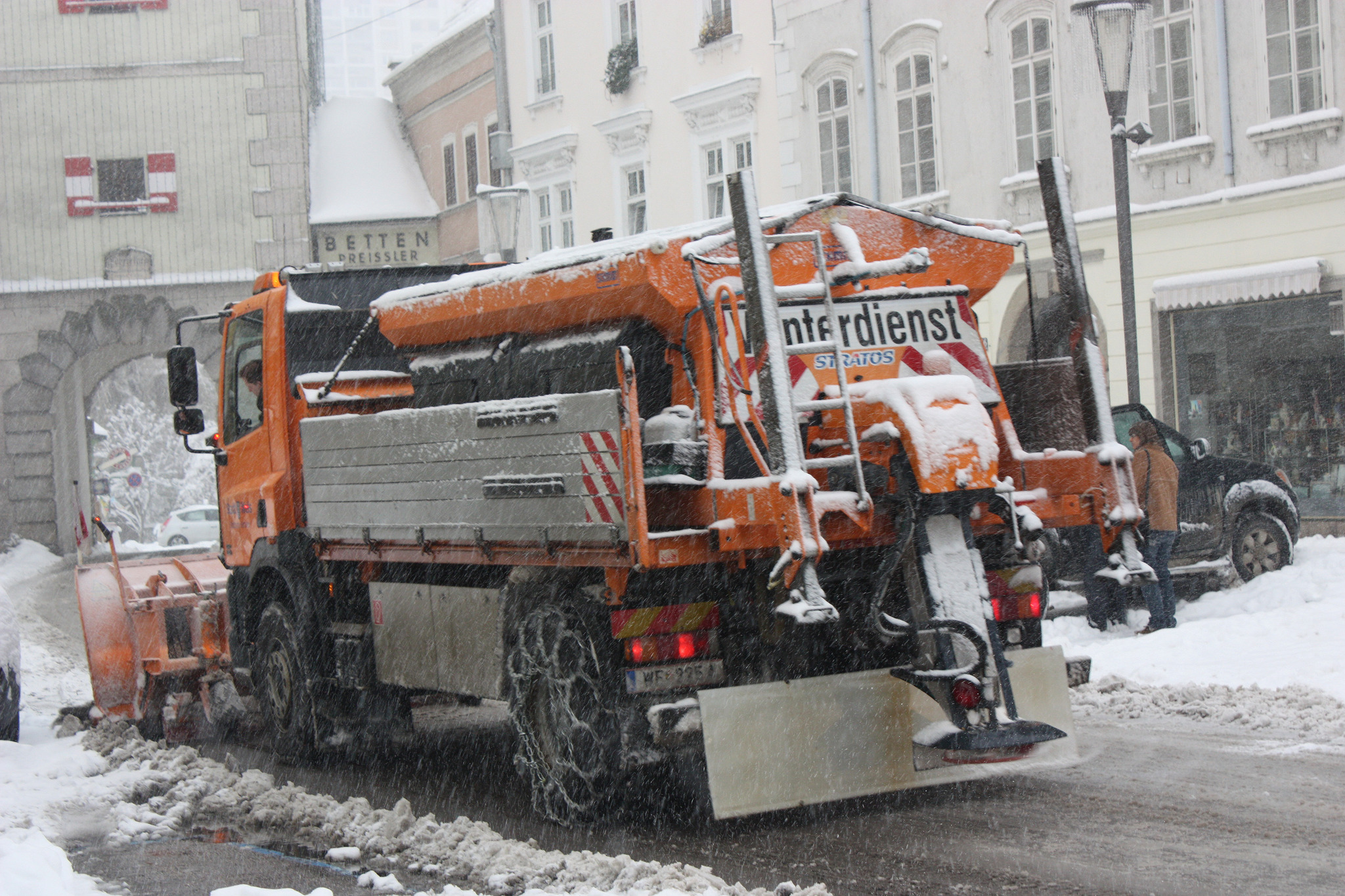 400 Tonnen Salz: Wels für Winter gewappnet - Wels & Wels Land