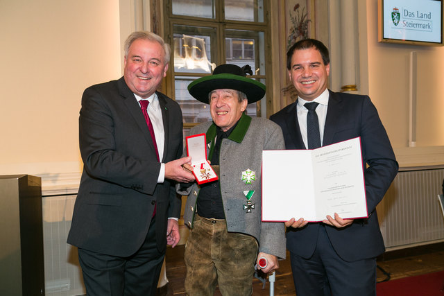 Ehrenzeichen für Alexander Rehak - Graz-Umgebung