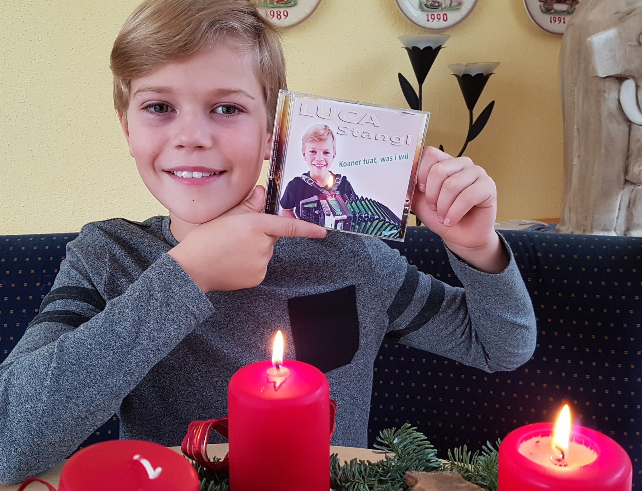 Erste CD für Luca Stangl aus Wartberg - Kirchdorf