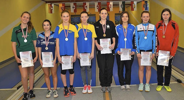 Schlainings Nachwuchs-Keglerinnen holten Bronze - Oberwart