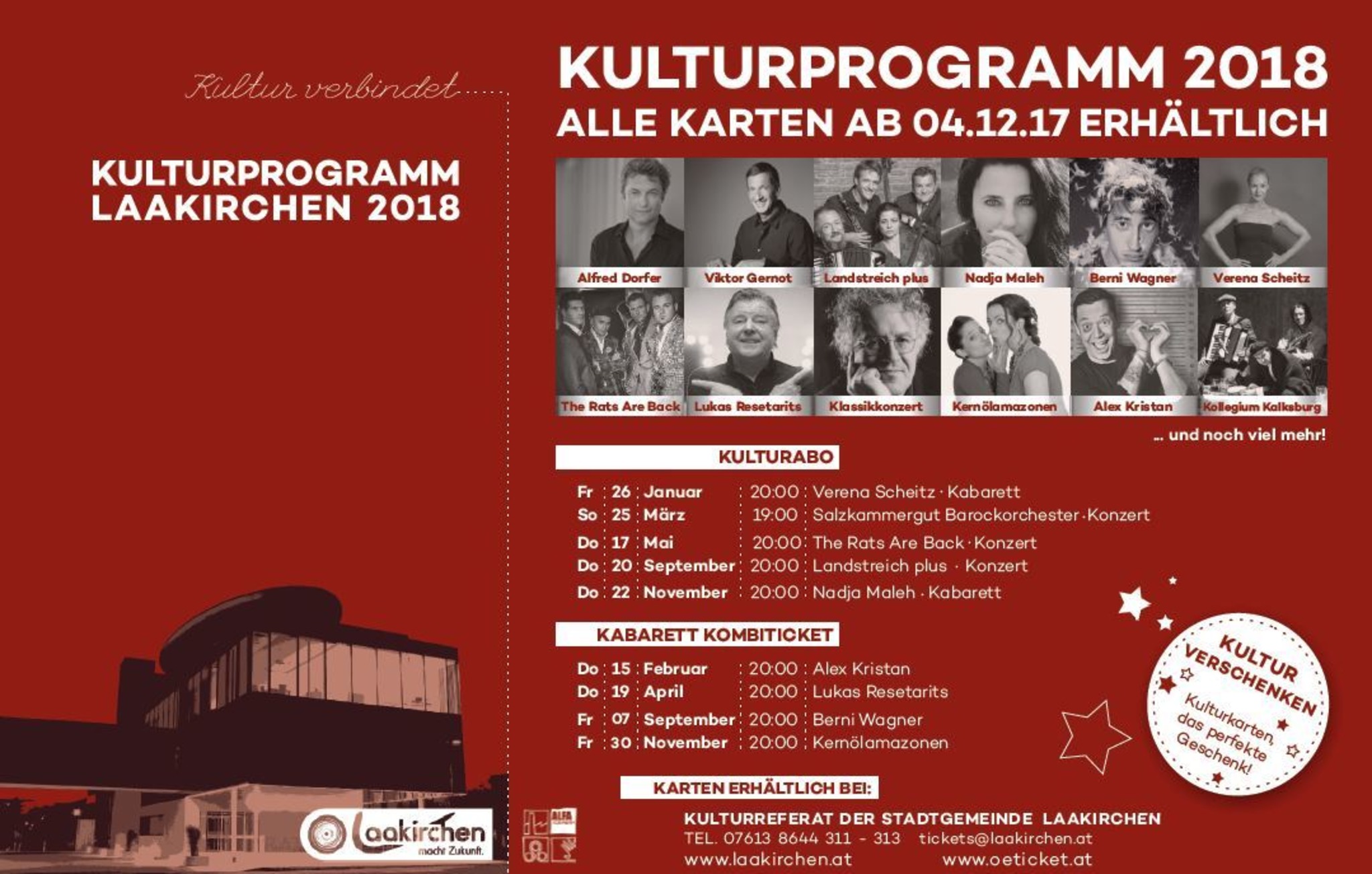 Kulturprogramm Laakirchen 2018 - Salzkammergut