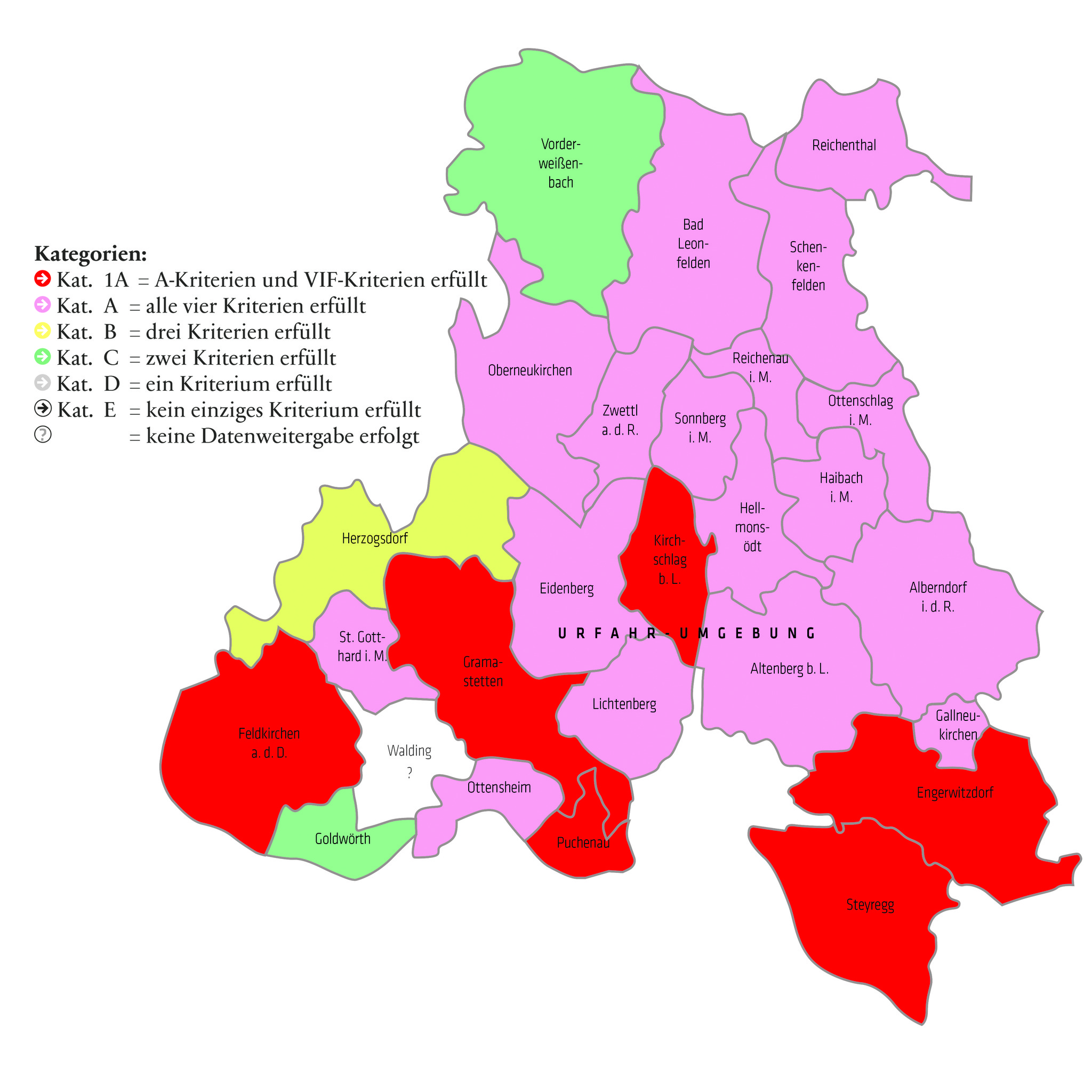 Bezirk hat eine 1A-Gemeinde verloren - Urfahr-Umgebung